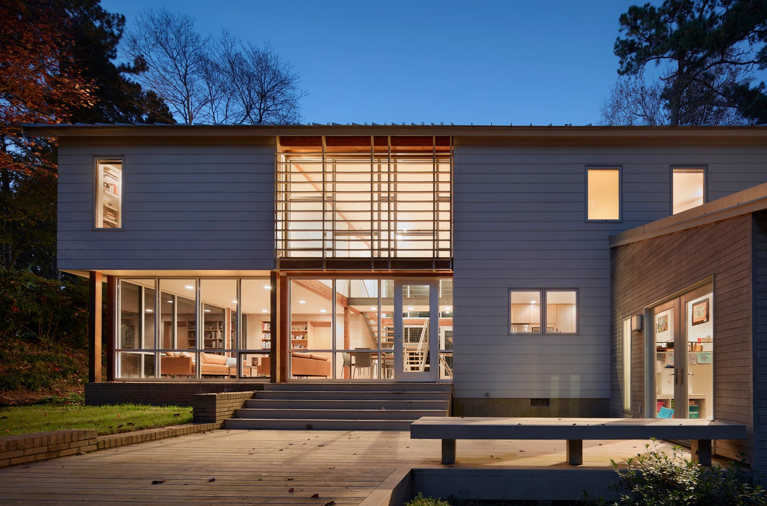 Casa modular moderna recubierta de madera - Casas Rusticas