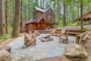 Bellas casas de madera en el bosque - Casas Rusticas