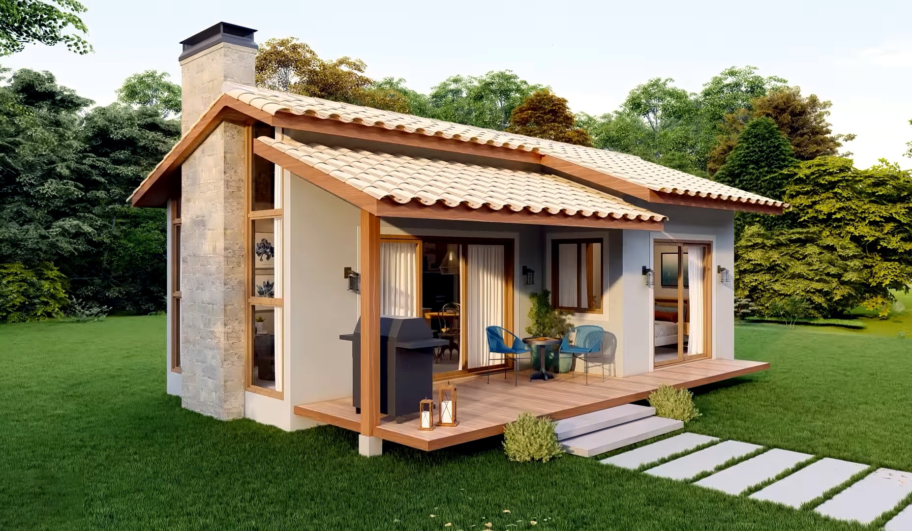 Ideas De Casas Pequeñas Moderna En Medio Del Campo Casas Rusticas