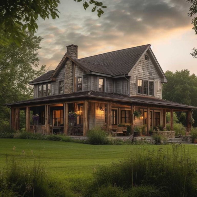 Impresionantes ideas de casas familiares de granja - Casas Rusticas