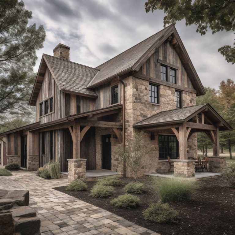 Impresionantes ideas de casas familiares de granja - Casas Rusticas